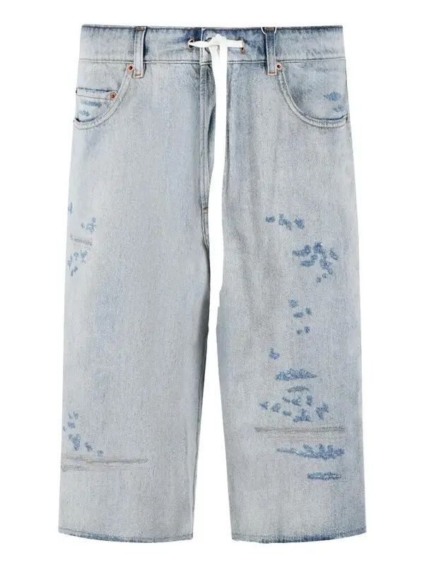 MAISON MARGIELA Denim Bermuda Shorts - Blue