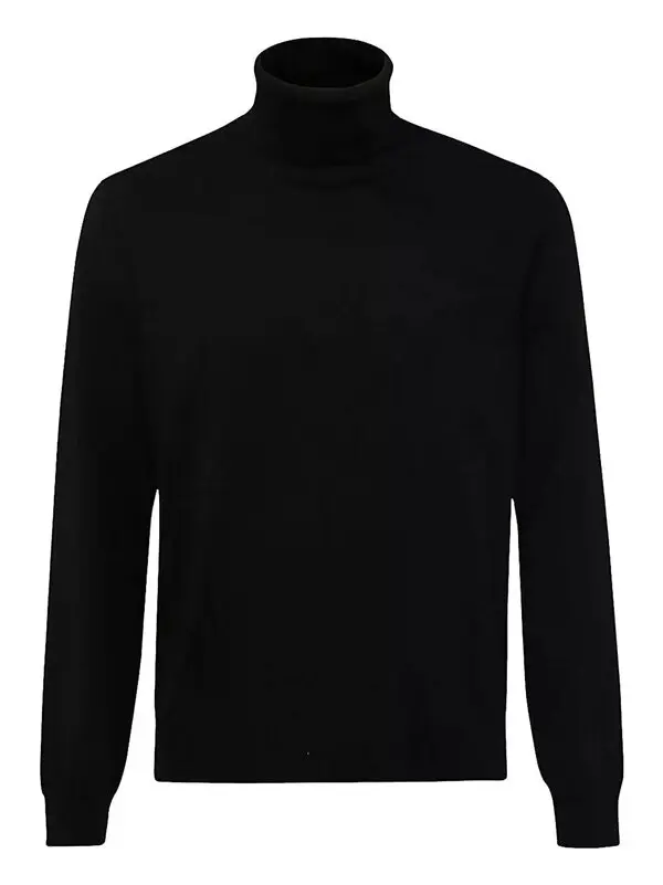 Malo Turtleneck Sweater - Black