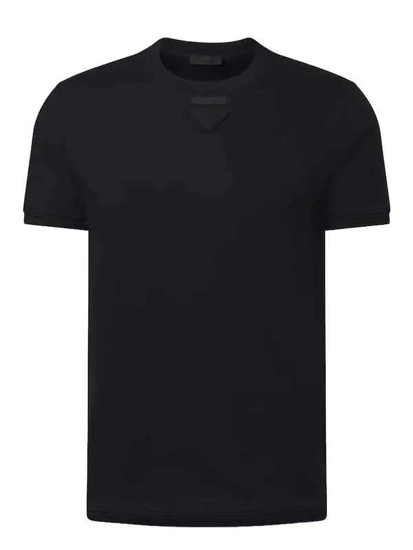 Prada Cotton Jersey T-shirt - Black
