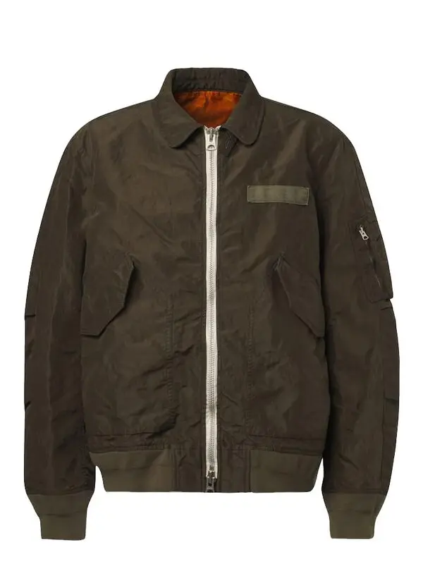 Sacai Twill Blouson Jacket - Green