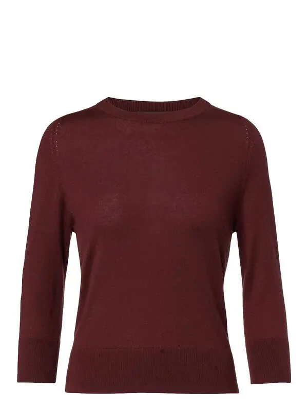 Loro Piana Piuma Cashmere Sweater - Burgundy