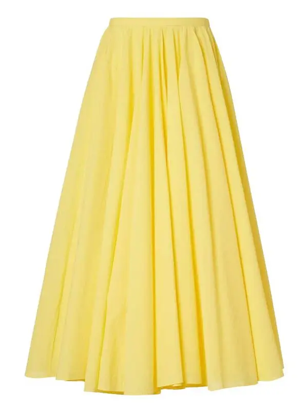 Jacquemus Paysan Asymmetric Midi Skirt - Yellow