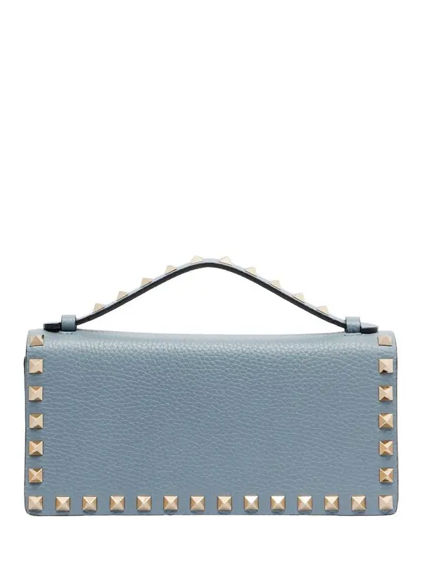 Valentino Garavani Rockstud Mini Top-handle Bag - Grey