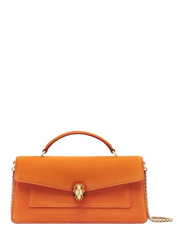 BVLGARI Serpenti Forever Top-handle Bag - Orange