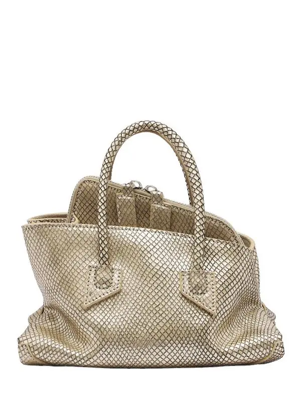 Attico La Passeggiata Top-handle Bag - Gold