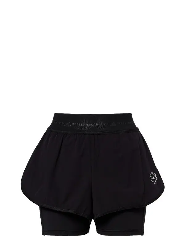 Adidas By Stella McCartney Logo Shorts - Black