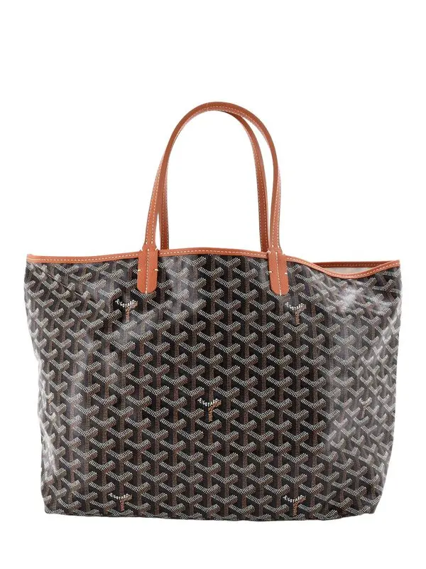 GOYARD Saint Louis Pm Tote Coated Canvas - Brown