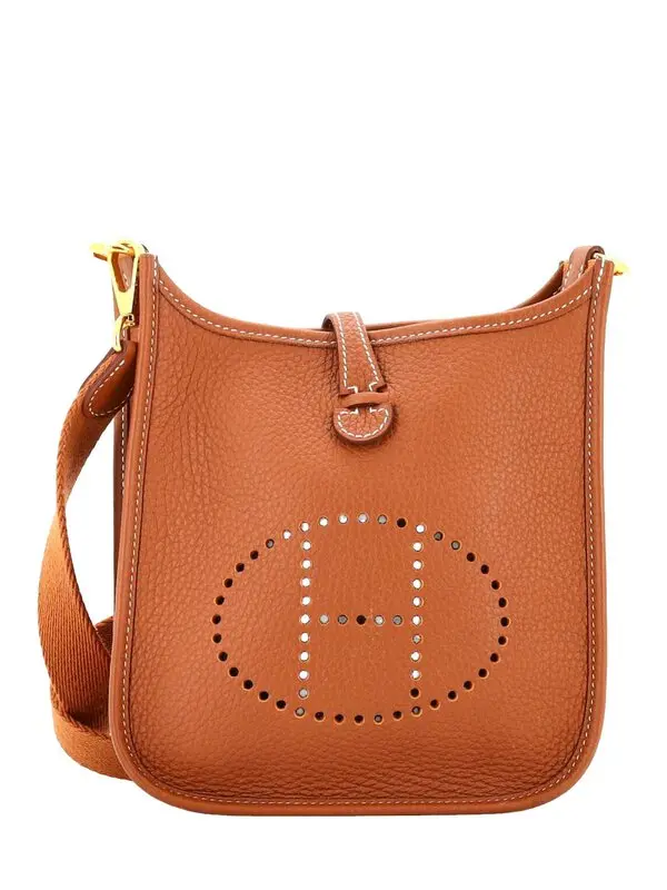 HERMES Evelyne Bag Gen Iii Clemence Tpm - Gold