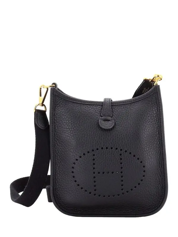 HERMES Evelyne Bag Gen Iii Clemence Tpm - Noir
