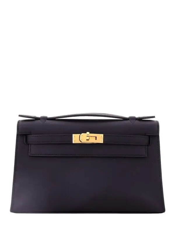 Hermès Kelly Pochette Swift - Noir