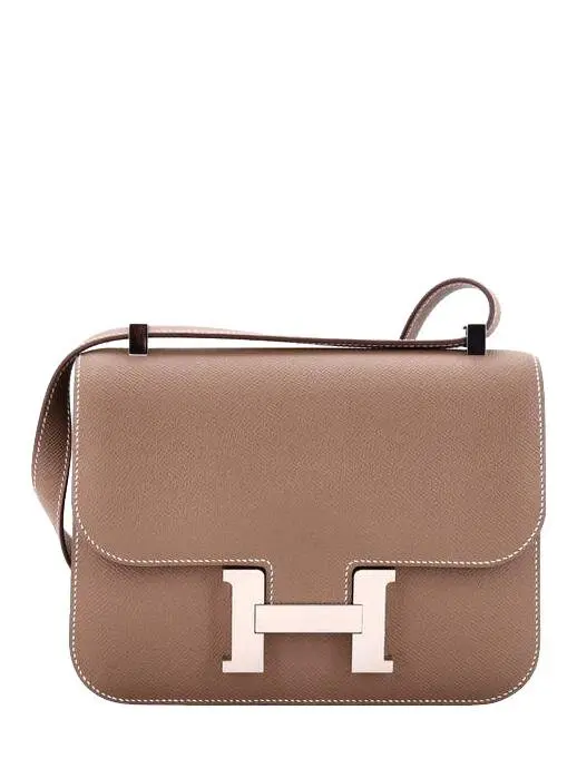 Hermès Constance Nm Bag Epsom 24 - Grey