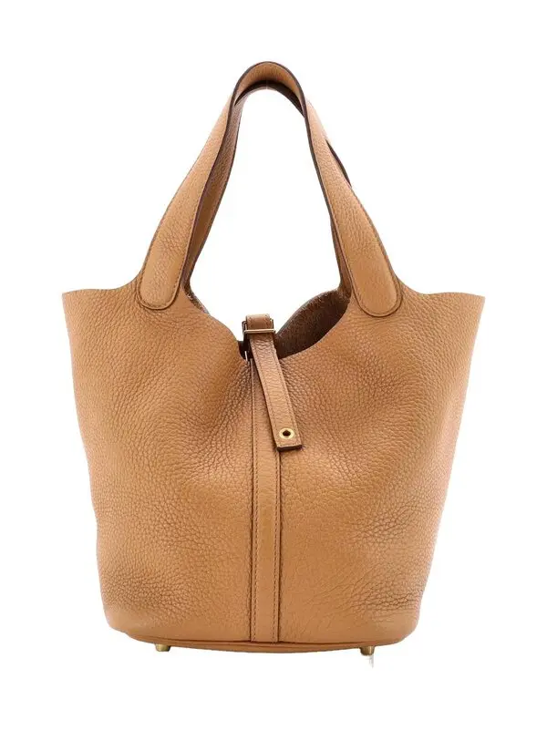 Hermès Picotin Lock Bag Clemence Mm - Brown