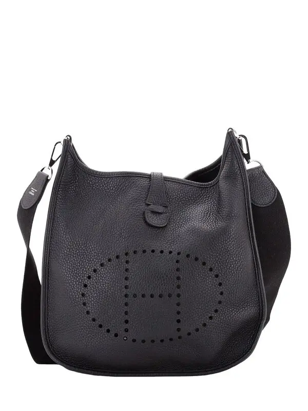 HERMES Evelyne Bag Gen Iii Clemence Pm - Noir