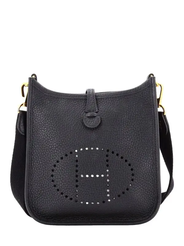 HERMES Evelyne Bag Gen Iii Clemence Tpm - Noir