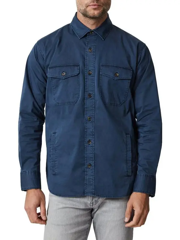 34 Heritage Denim Overshirt - Dark Blue