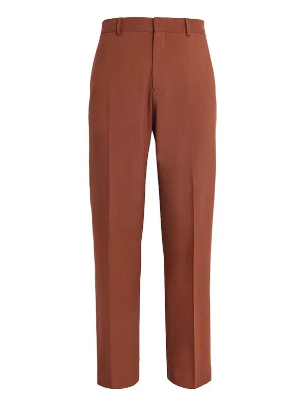 Paul Smith Wool Pleated Trousers - Red