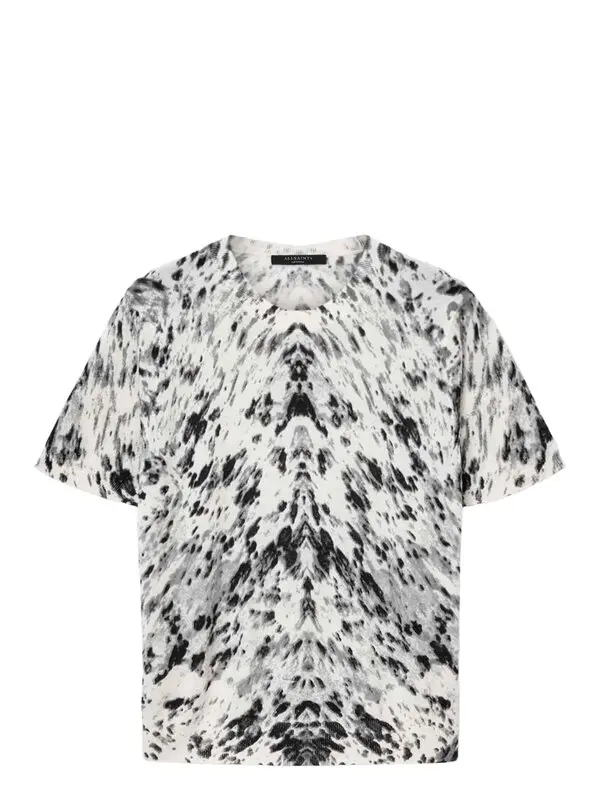ALLSAINTS Wool Slim Anouk T-shirt - White
