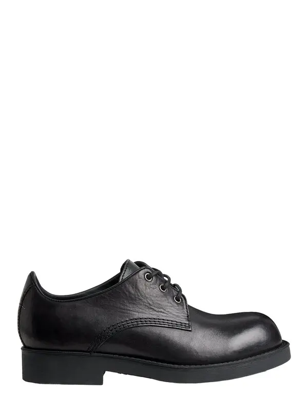 MAISON MARGIELA Leather Derby Shoes - Black
