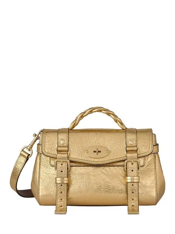 Mulberry Mini Alexa Cross-body Bag - Gold