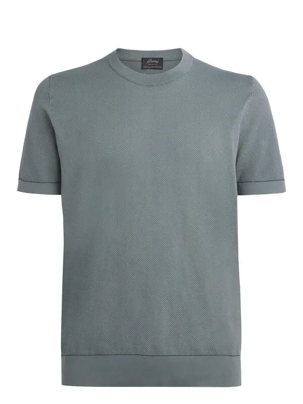 Brioni Sea Island Cotton T-shirt - Green