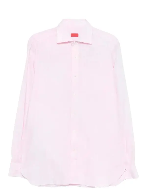 Isaia Long-sleeve Shirt - Pink