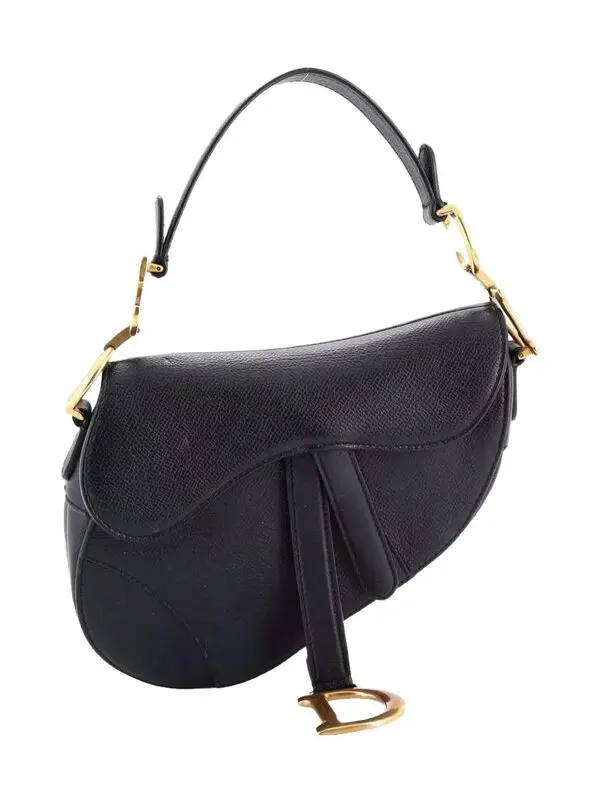 Dior Saddle Mini Shoulder Bag - Black