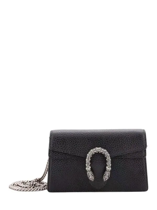 Gucci Dionysus Super Mini Clutch Bag - Black