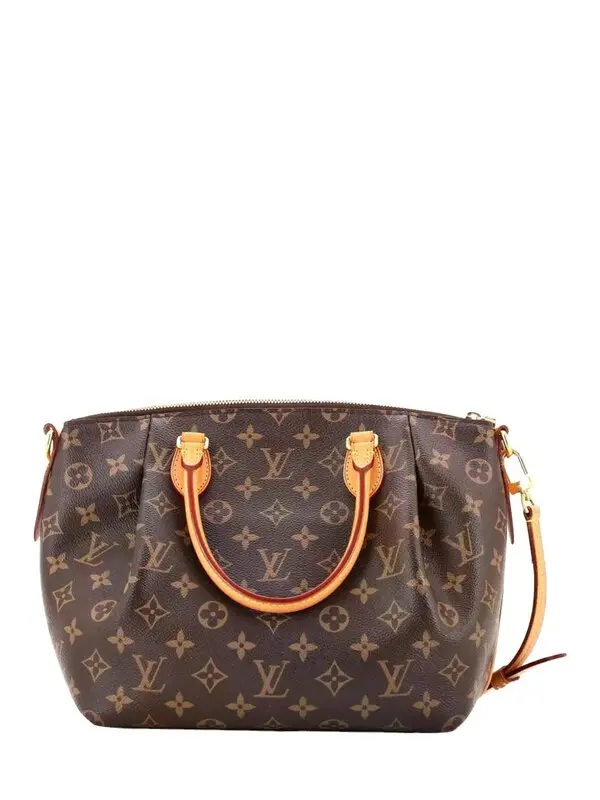 LOUIS VUITTON Turenne Pm Satchel Monogram Canvas - Brown