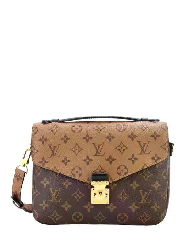 LOUIS VUITTON Pochette Metis Reverse Monogram Canvas - Brown