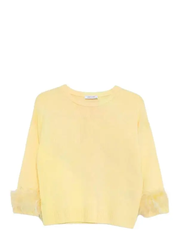 PHILO-SOFIE Ribbed-hem Sweater - Yellow