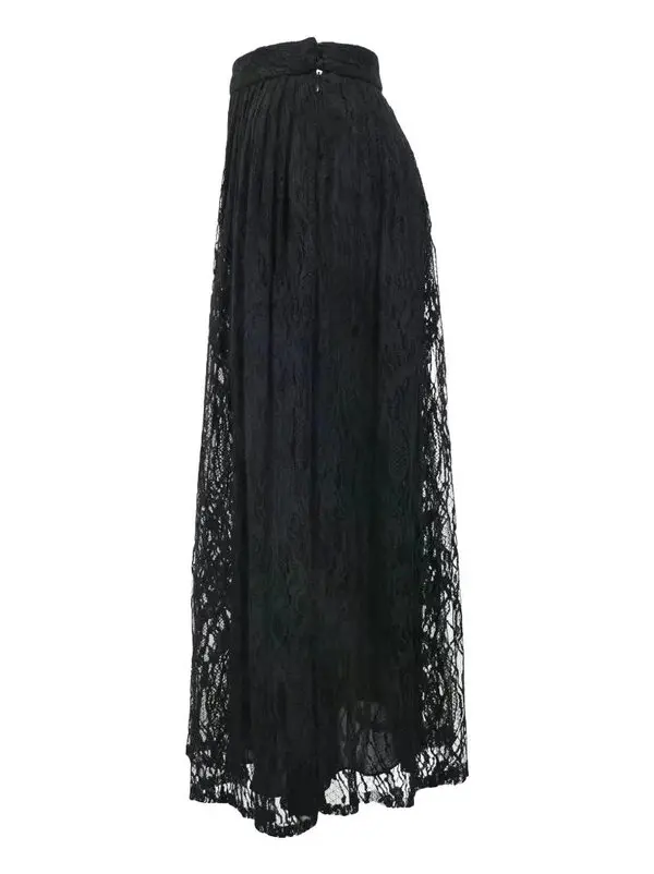 Celine Lace Midi Skirt - Black
