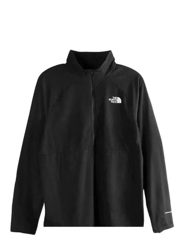 The North Face Logo-embroidered Zip-up Jacket - Black