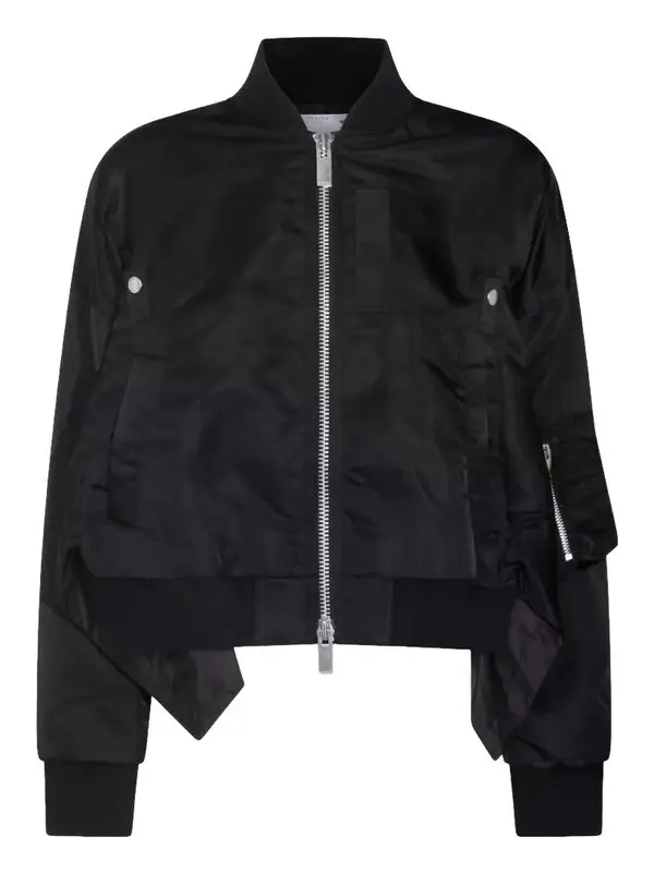 Sacai Zip Pocket Bomber Jacket - Black
