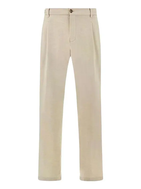 Paul & Shark Buttoned Chino Trousers - Neutrals