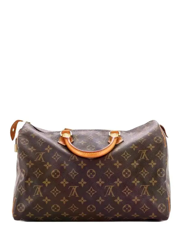 LOUIS VUITTON Speedy Handbag Monogram Canvas 35 - Brown