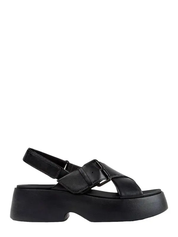 Camper Tasha Buckle-straps Sandals - Black