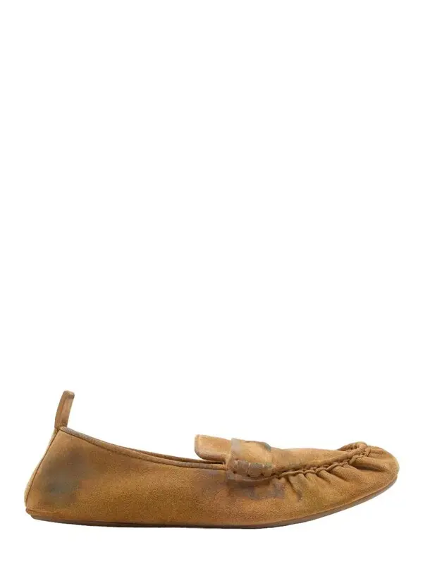 Acne Studios Contrast-paneled Loafers - Neutrals