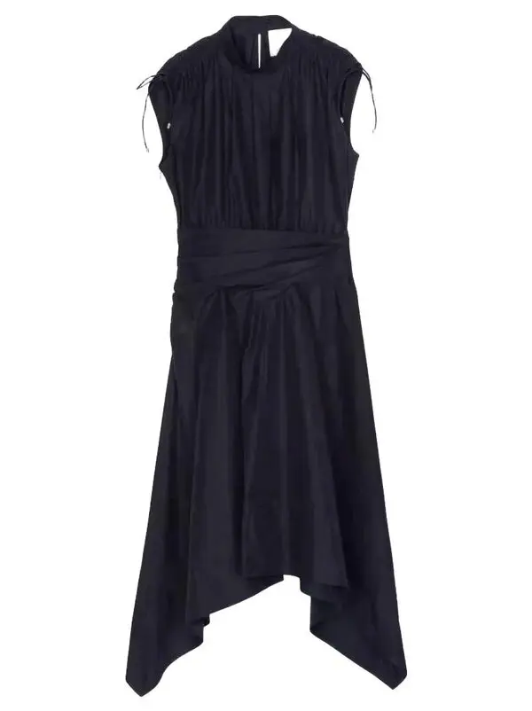 3.1 Phillip Lim Tie-waist Asymmetric Dress - Blue