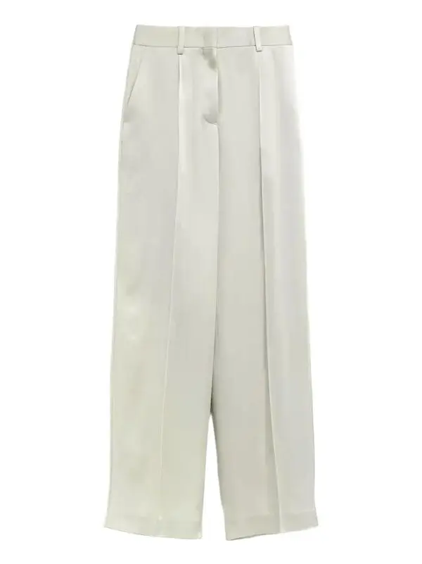 JIL SANDER Pleated Trousers - Neutrals