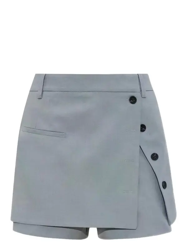 IRO PARIS Layered Tailored Shorts - Grey
