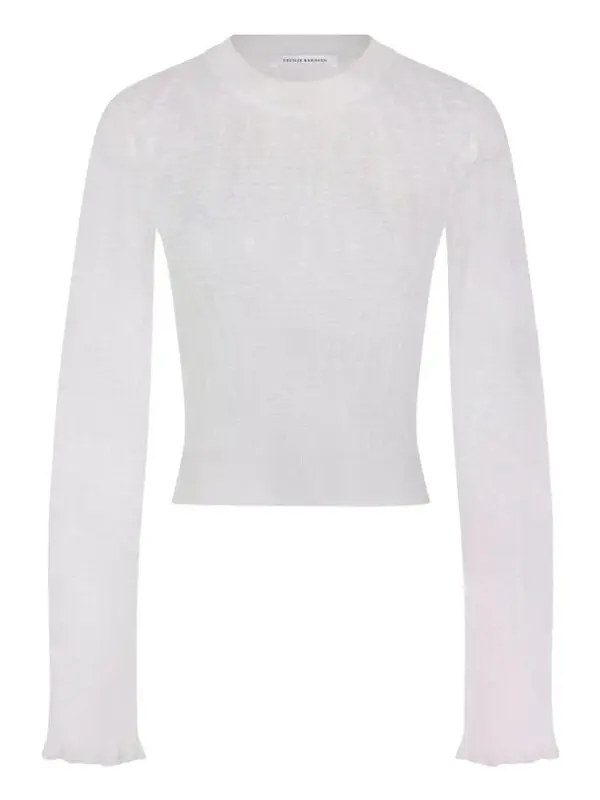 Cecilie Bahnsen Crew-neck T-shirt - White