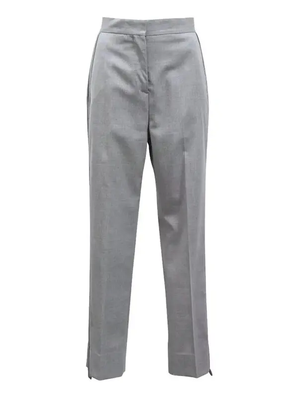 Burberry Straight-leg Trousers - Grey