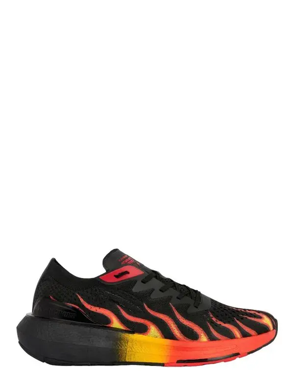 PLEIN SPORT Flame Lace-up Sneakers - Black