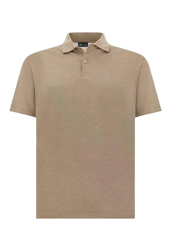Paul & Shark Buttoned Polo Shirt - Neutrals