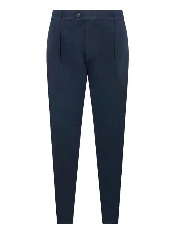 Eleventy Pleated Trousers - Blue