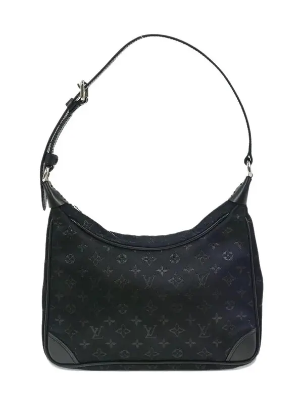 LOUIS VUITTON 2002 Mini Boulogne Monogram Shoulder Bag - Black