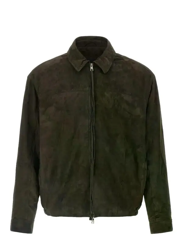 GIORGIO BRATO Suede Jacket - Brown