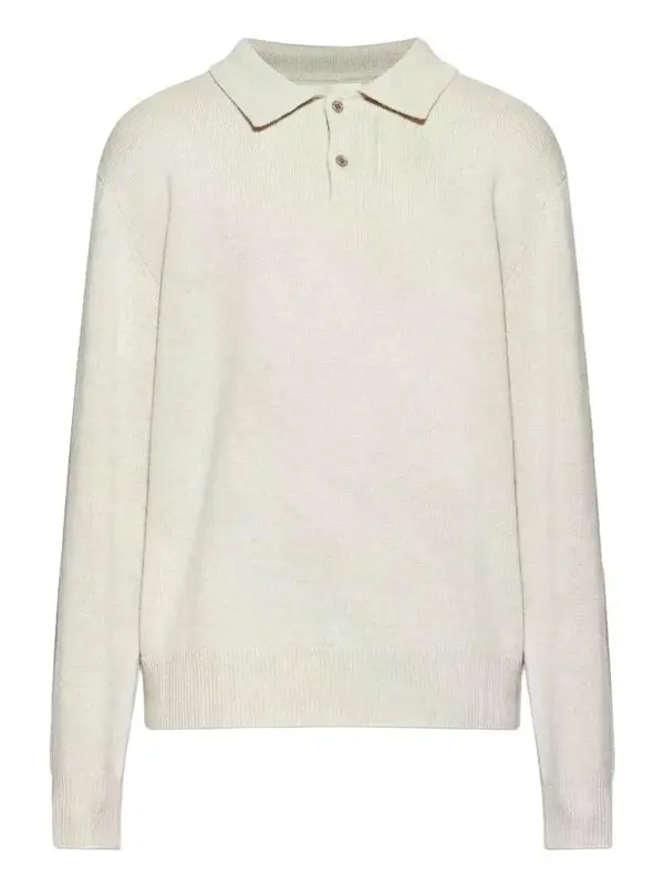 LISA YANG Buttoned Polo Shirt - Neutrals