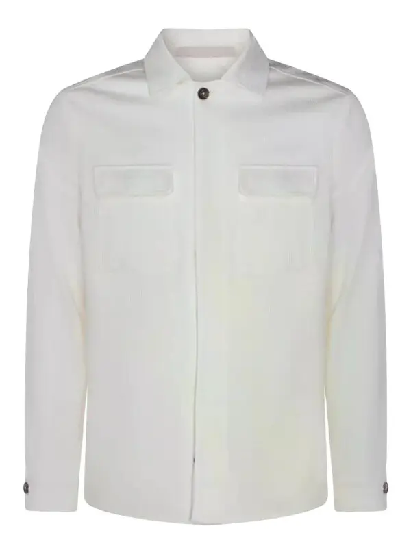 Eleventy Pocket Jacket - White