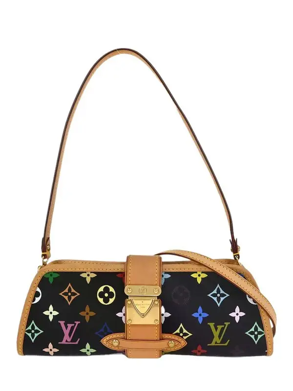 LOUIS VUITTON X Takashi Murakami 2006 Shirley Shoulder Bag - Black